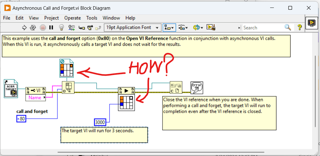 Solved How To Create Type Specifier Vi Refnum As Shown In The Ni