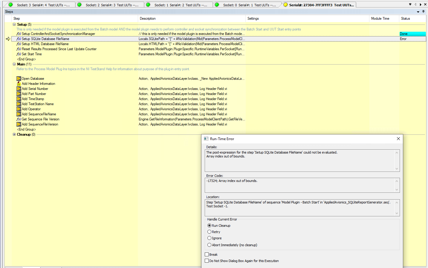 Solved Sql Database Reports And Batch Testing Ni Community