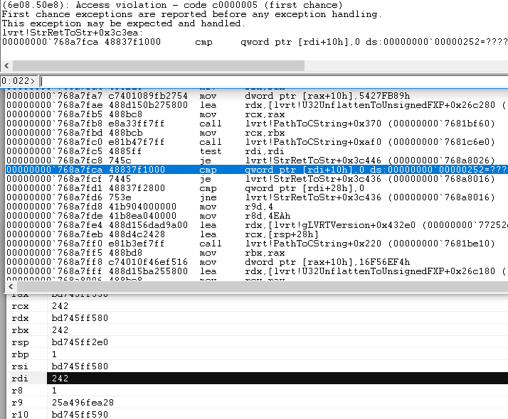 Labview Crashes When Writing 2d Variant Array Ni Community