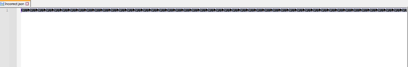 Json File Replaced With Null Characters When Updated In Labview Ni
