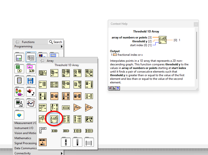 Numpy Searchsorted Implentation Labview Equivalent Ni Community