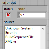 Solved Building A Sequence Using Api Xml Not Possible Ni Community