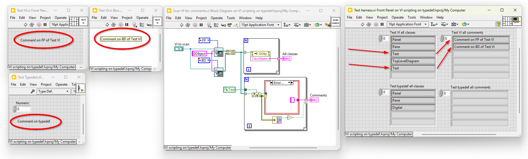 Getting Typedef Comments Using Vi Scripting Ni Community