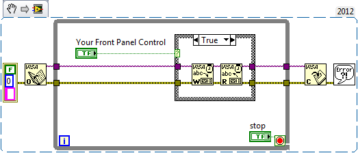 Use Visa When Connected Directly Via Rs232 Ni Community