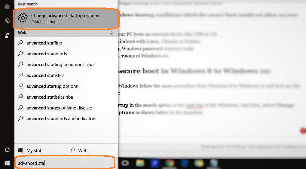 How To Enable Disable Secure Boot In Windows 8 8 1 And 10 Shasi