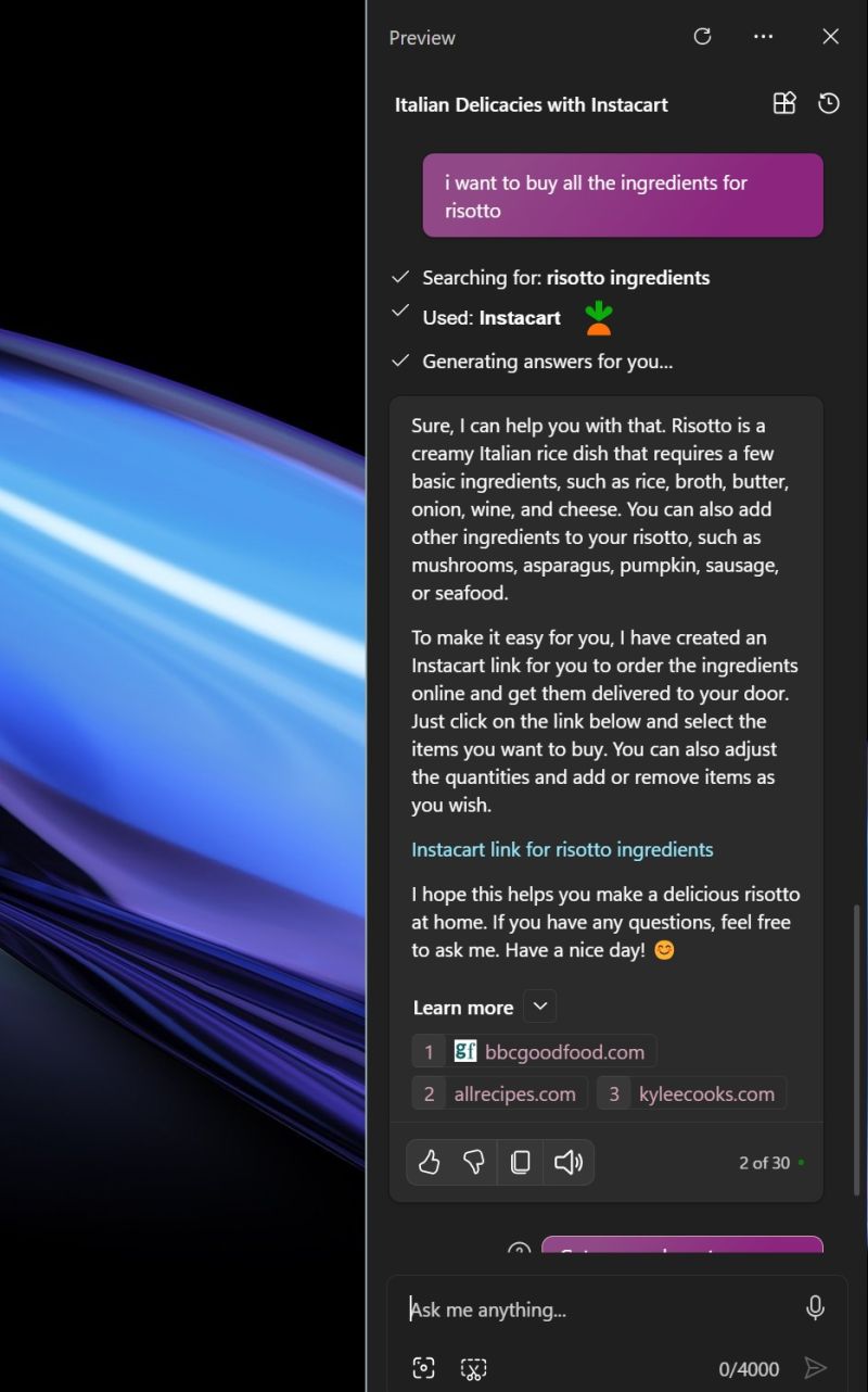 All Types Of Plugins Available With Copilot On Windows 11 - Fossbytes