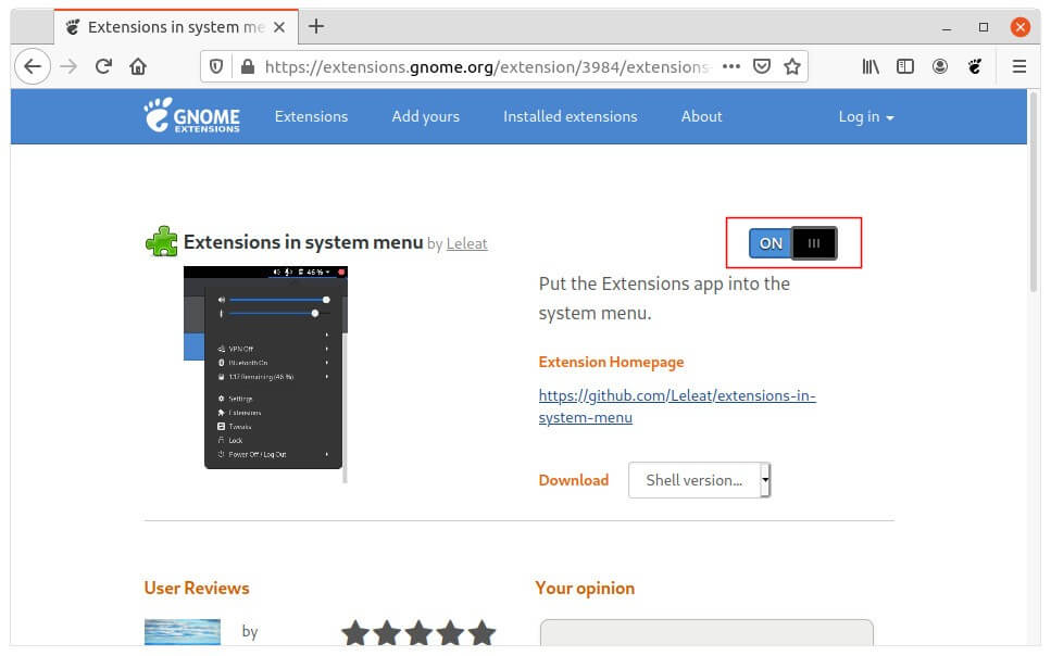 Add Gnome 'Extensions' Tool into System Tray Menu in Ubuntu 20.04/20.10 ...