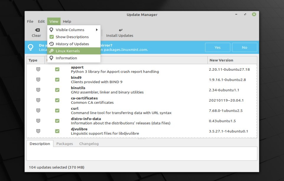 How to Update the Linux Kernel in Linux Mint 20.x - FOSTips