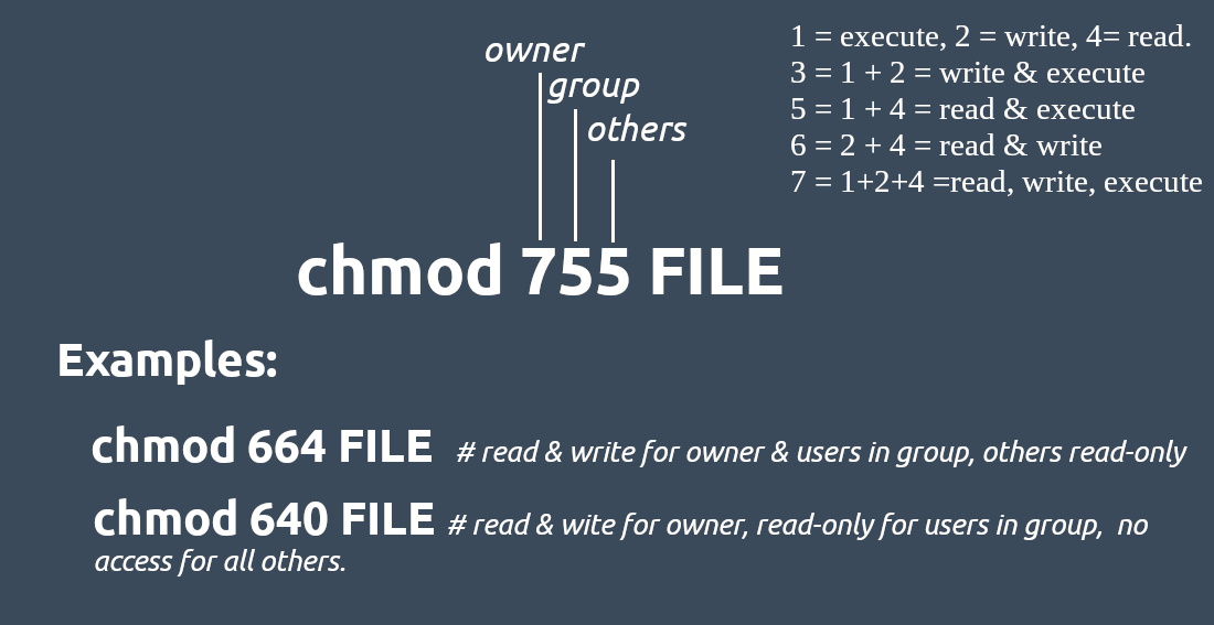 How to Tell and Change File / Folder Permissions, Owner & Group in ...