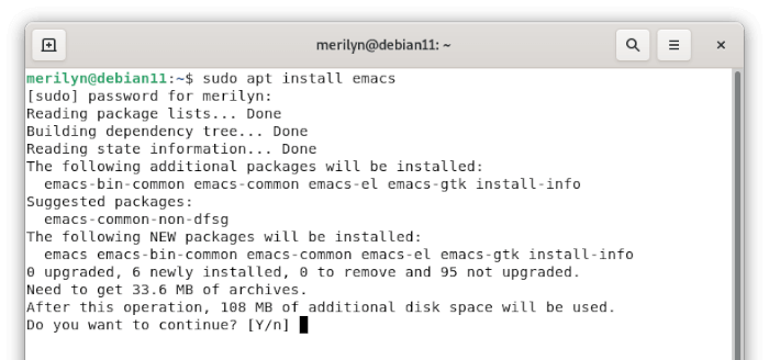 How to Install GNU Emacs in Debian 11 / Ubuntu 20.04 via 5 Different ...