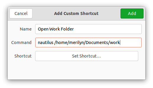 How to Set A Keyboard Shortcut to Open A Folder in Ubuntu / Debian ...