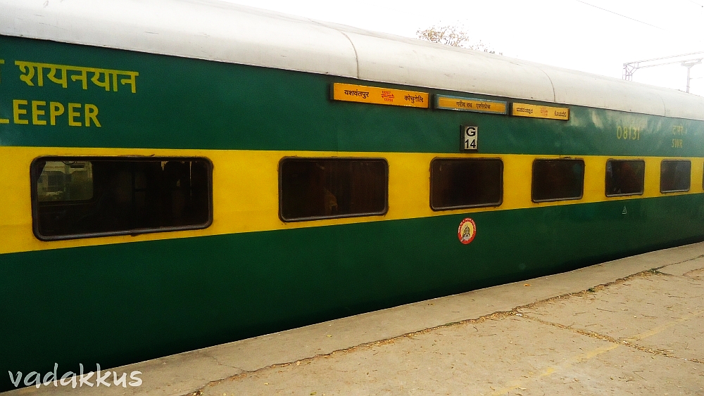 Green and Yellow! Garib Rath AC 3 Tier Coach - Fottams!