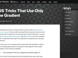 Css Tricks That Use Only One Gradient Fountn