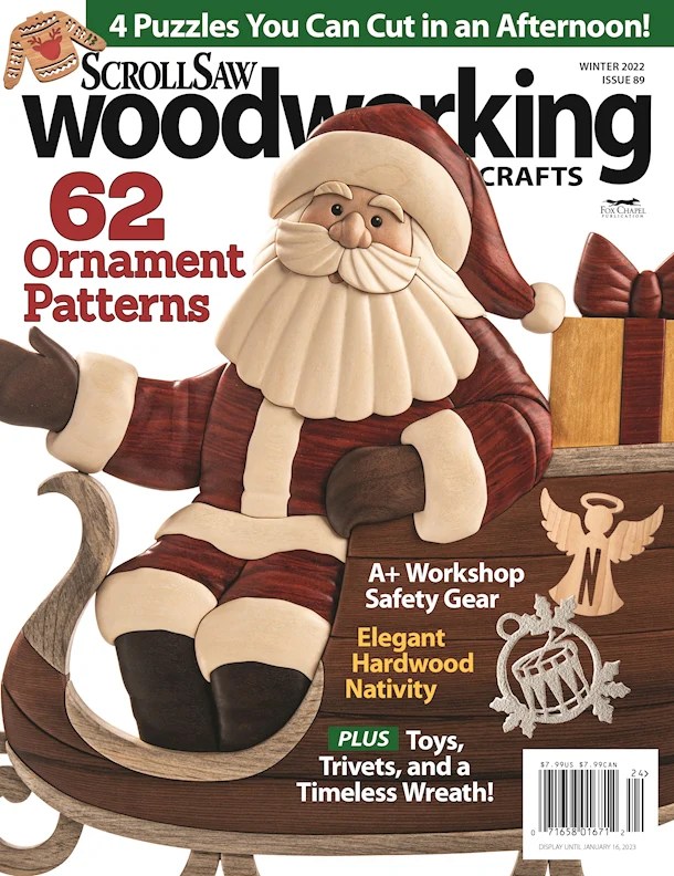 Scroll Saw Woodworking Crafts Issue 89 Winter 2022 Fox Chapel