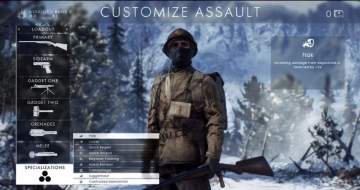 BF1：兵士に特殊能力を付与する新カスタマイズ機能「スペシャライゼーション」がPC版CTEに登場、3種のスキルを設定可能 - EAA FPS News（イーエーエー）