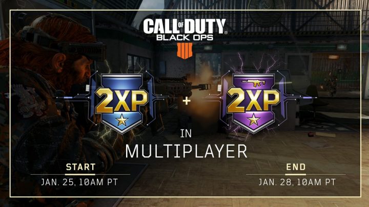 CoD:BO4：マルチプレイヤーのダブルXP & 武器ダブルXP開催、1月26日から - EAA FPS News（イーエーエー）