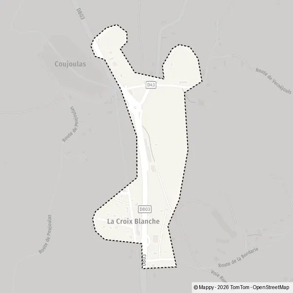 Plan La Croix Blanche Carte De La Croix Blanche 46130 Belmont