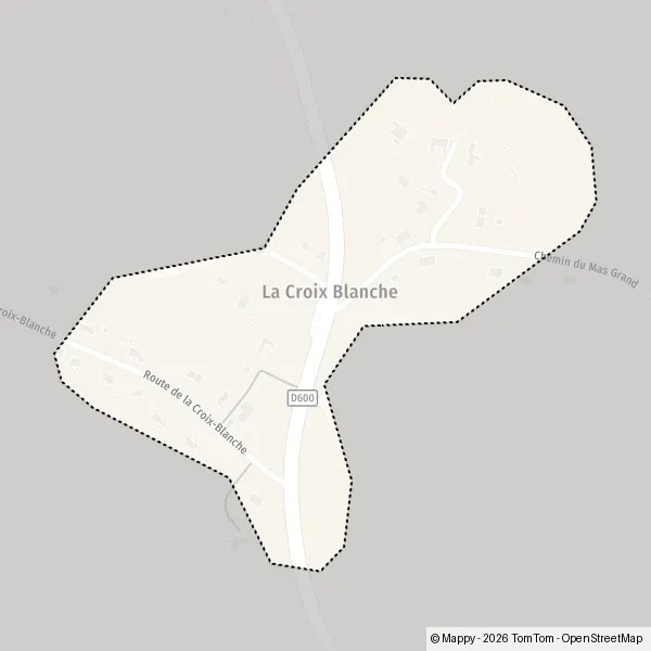 Plan La Croix Blanche Carte De La Croix Blanche 81130 Sainte Croix
