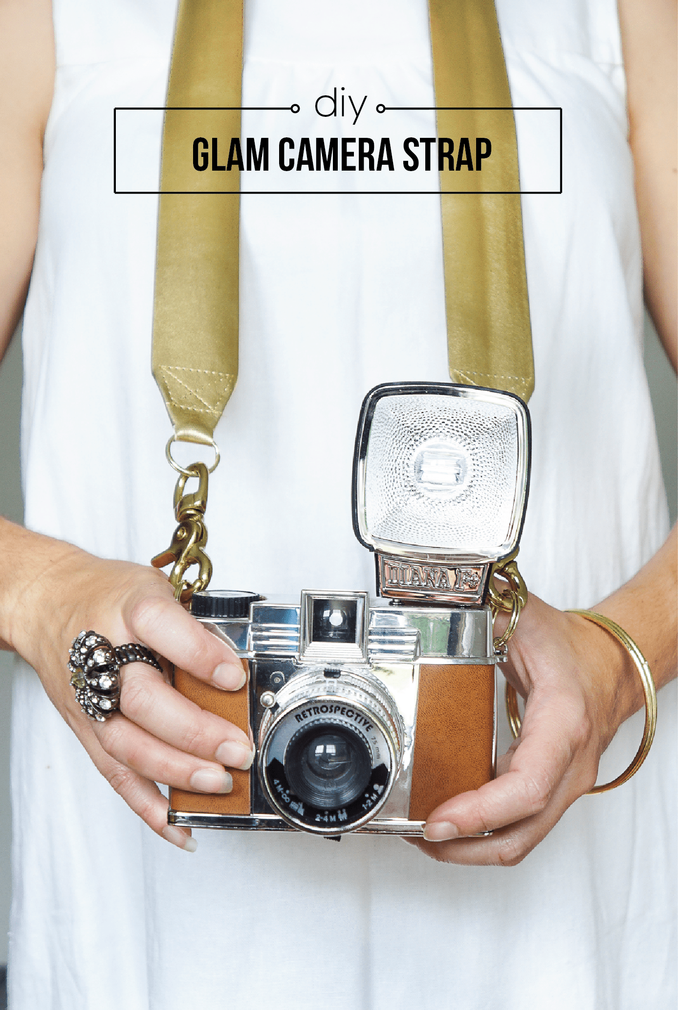 DIY Glam Camera Strap - Francois et Moi