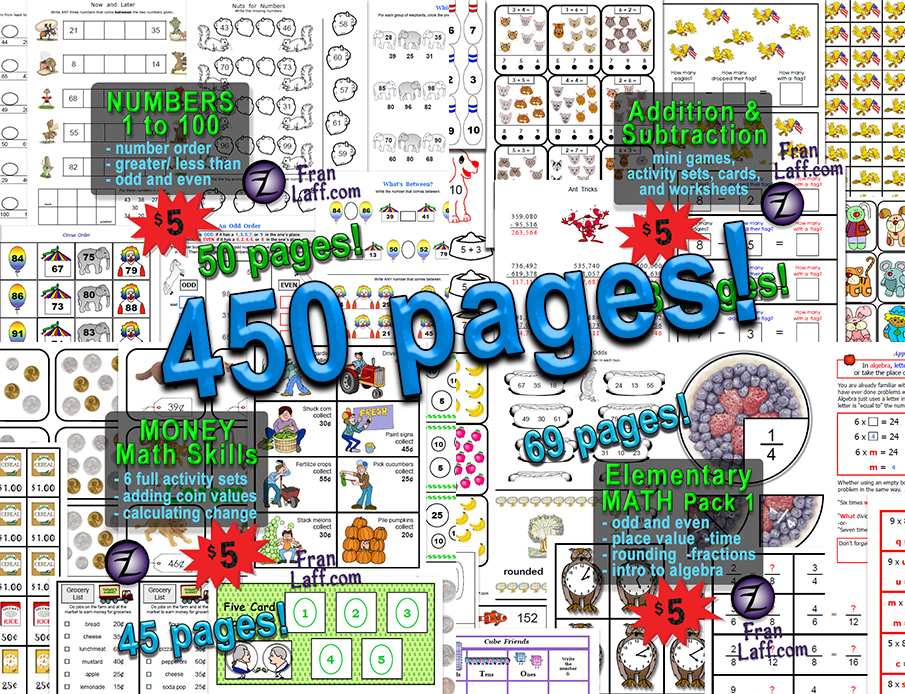 All 7 MATH packets! – FranLaff.com