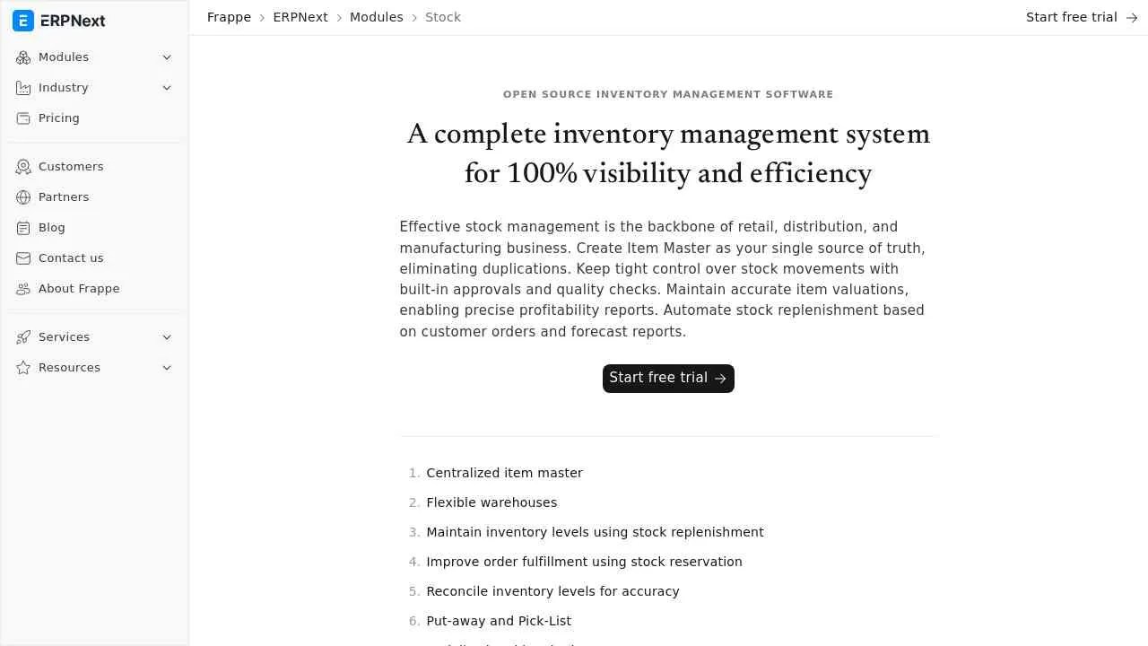 Open Source Erp Software For Inventory Management