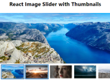 React Image Slider With Thumbnail Example Using React Image Slider