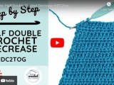 How To Half Double Crochet Decrease Hdc Dec Free Crochet Patterns