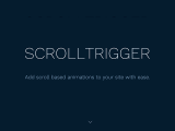 Scrolltrigger A Small Library For Scroll Animations Freebiesbug