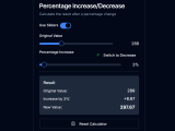 Free Increase Decrease Calculator Easy Online Percentage Tool Free