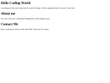 Html Basics