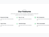 Bootstrap Features Code Snippet Freefrontend Dev