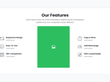 Bootstrap Features Code Block Freefrontend Dev