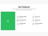 Bootstrap Our Features Component Freefrontend Dev