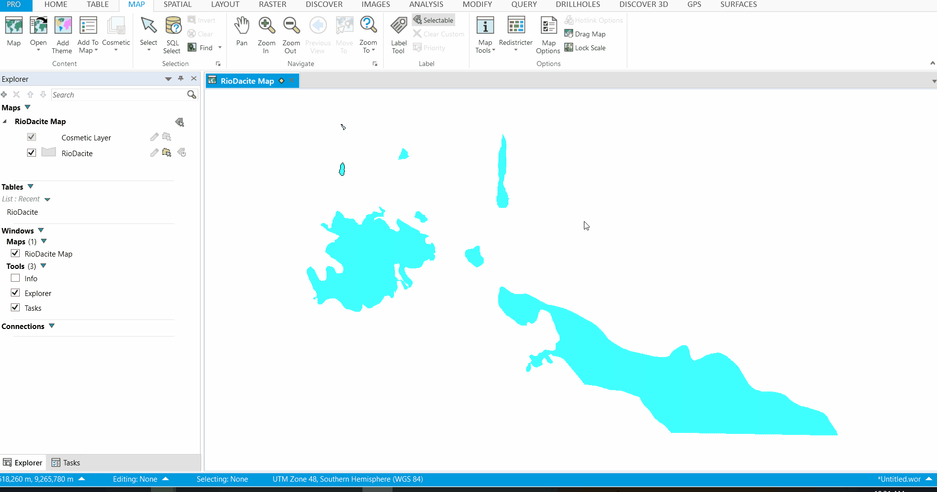 How to Modify Table Structure on Mapinfo Professional