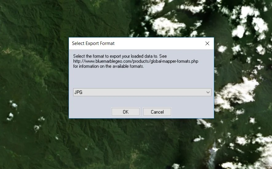 How to Export Raster on Global Mapper 18.0 - Free GIS Tutorial