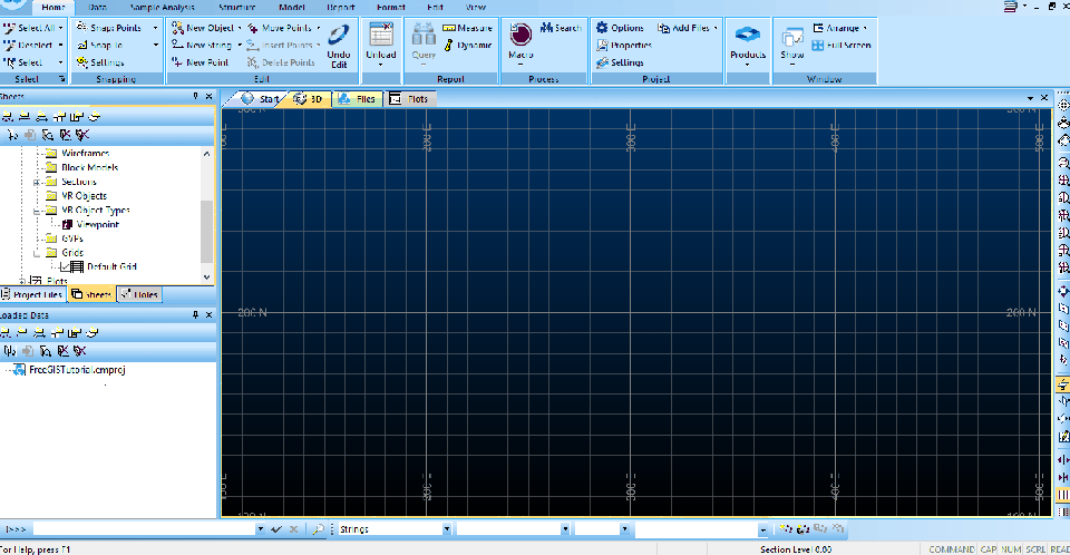 Create New Project on Datamine Studio EM - GIS Tutorial