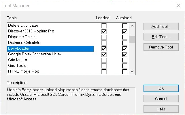 Working With Postgis Database On Mapinfo Professional Gis Tutorial 3581