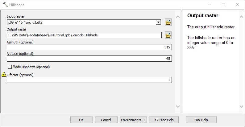 How to Create Hillshade Raster from SRTM on ArcGIS 10.6 - GIS Tutorial
