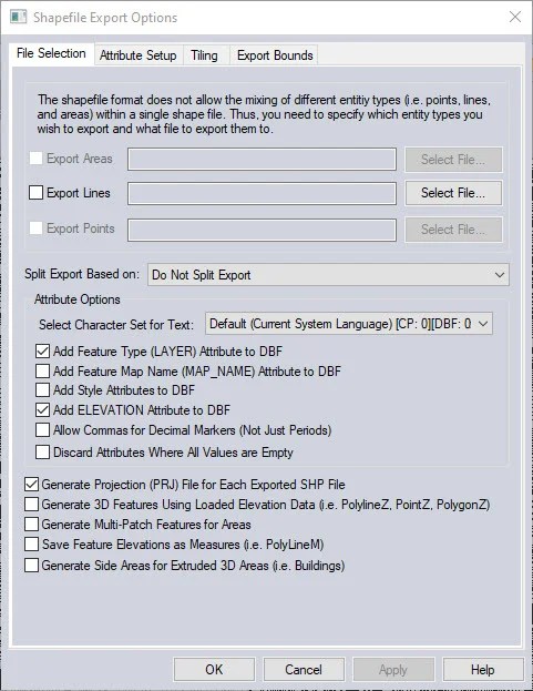 shapefile-export-option - GIS Tutorial