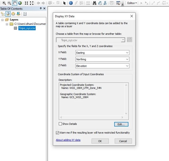 display-xy-data - Free GIS Tutorial