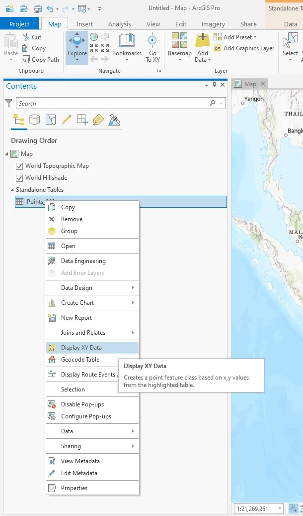 display-xy-data-1 - Free GIS Tutorial