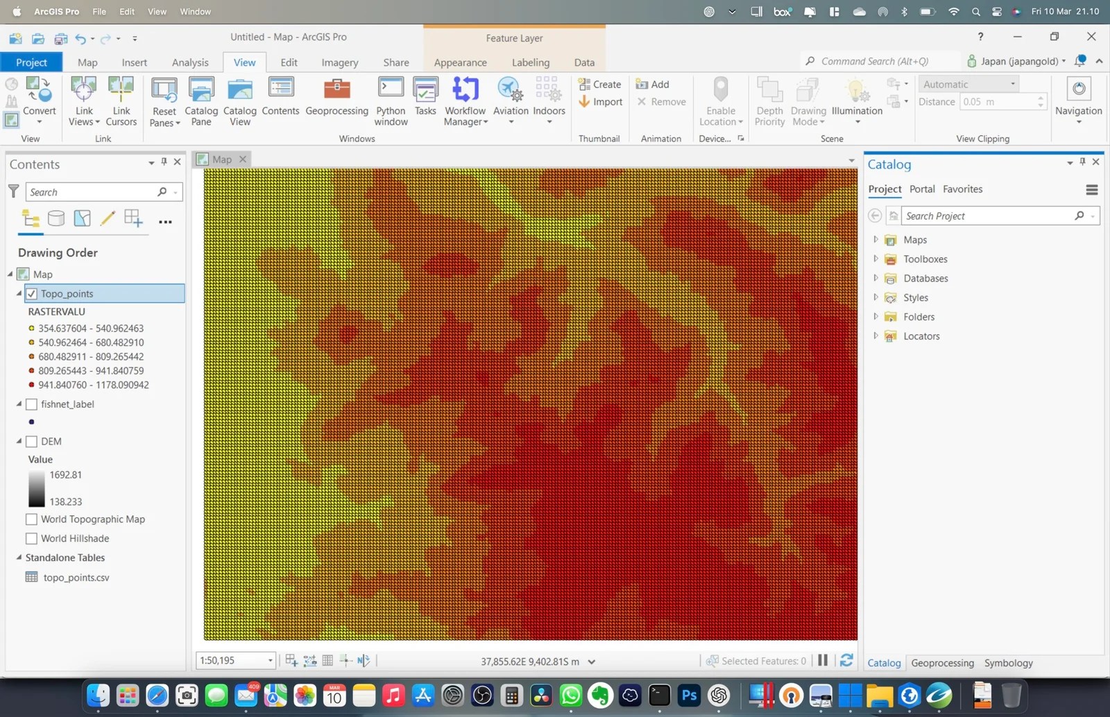 How To Extract Raster Value To Point Layer In Arcgis Pro Gis Tutorial