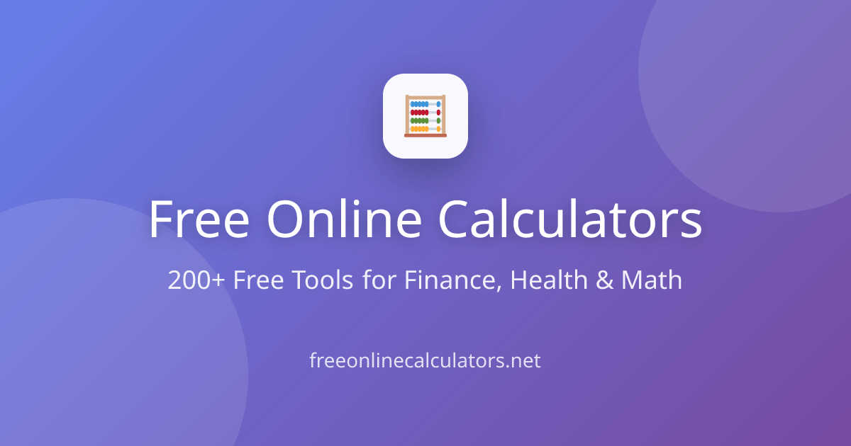 Basic Math Calculators - Modern Mobile Gradient Arts | Free Download