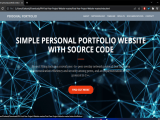 Personal Portfolio Website With Source Code Archives Free Projects Codes
