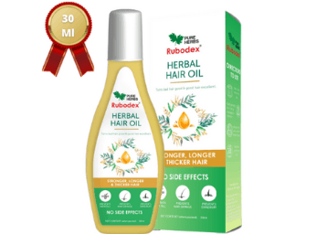 Get a sample of Rubodex Premium Herbal Hair Oil 30Ml for free