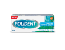 Get a sample of Polident Denture Fixative Cream 20g w0rth 315 for free