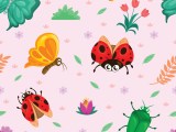 Bug And Insect Seamless Pattern
