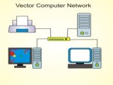 Vector Computer Network Freevectors
