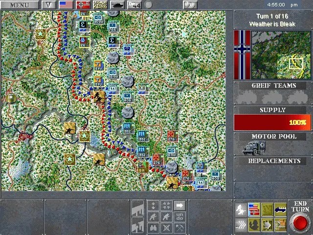 Strategic Studies Group's The Ardennes Offensive Tactical Strategy War ...