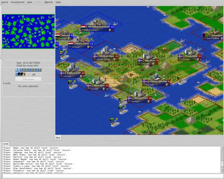 FreeCiv - A turn-based, open source Civilization clone. - FreeWargamer